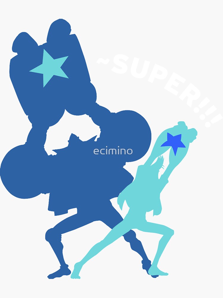 "~SUPER! Franky" Sticker by ecimino | Redbubble
