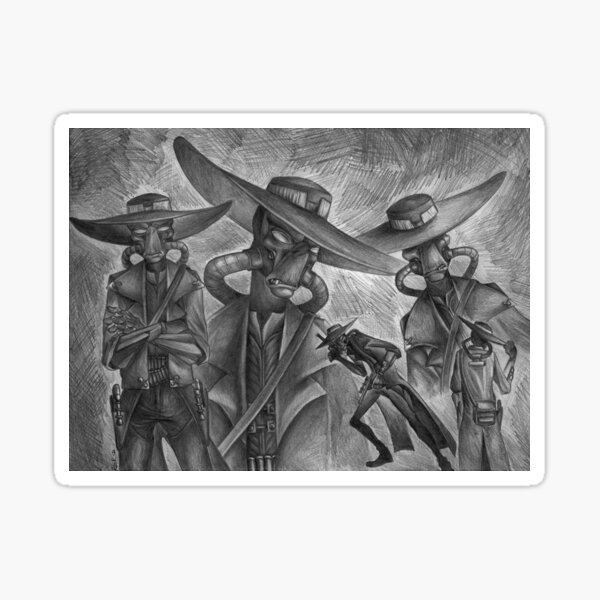 "Cad Bane" Sticker for Sale by Renvenge | Redbubble