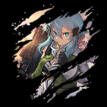"Sinon" Sticker for Sale by DEADWEIGHTS | Redbubble