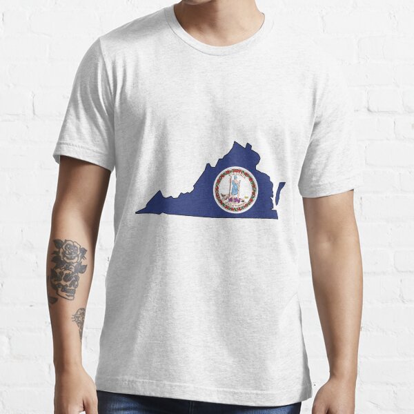 "Virginia - Flag" T-shirt for Sale by taliafaigen | Redbubble ...