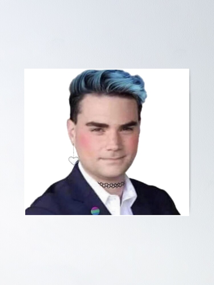 "Lesbian Ben Shapiro Edit" Poster by CasdenCool | Redbubble