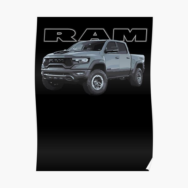 Ram 1500 Trx Hellcat 4x4 Posters | Redbubble