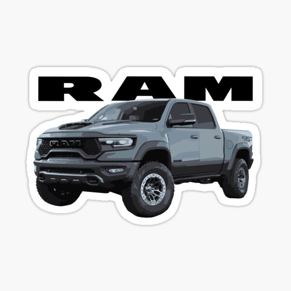 Dodge Ram 1500 Trx Hellcat Srt Stickers | Redbubble
