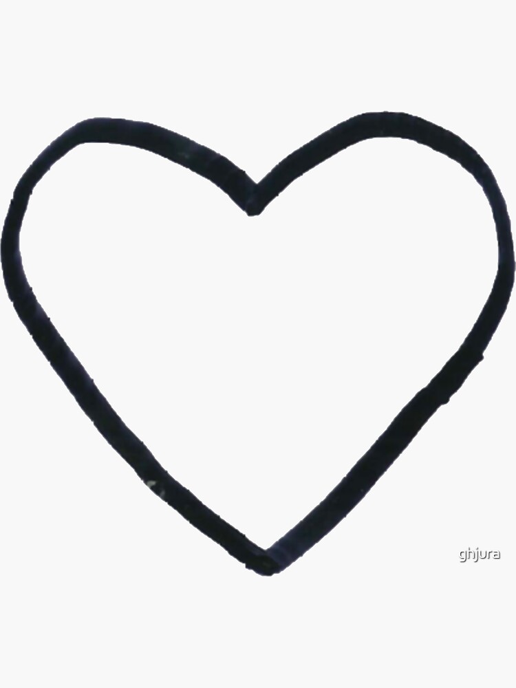 " heart" Sticker for Sale by ghjura | Redbubble