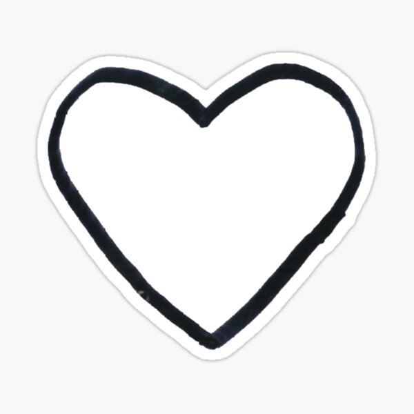 " heart" Sticker for Sale by ghjura | Redbubble
