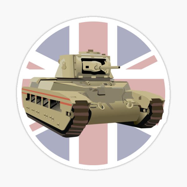 "Matilda II WW2 British Tank" Sticker by NorseTech | Redbubble