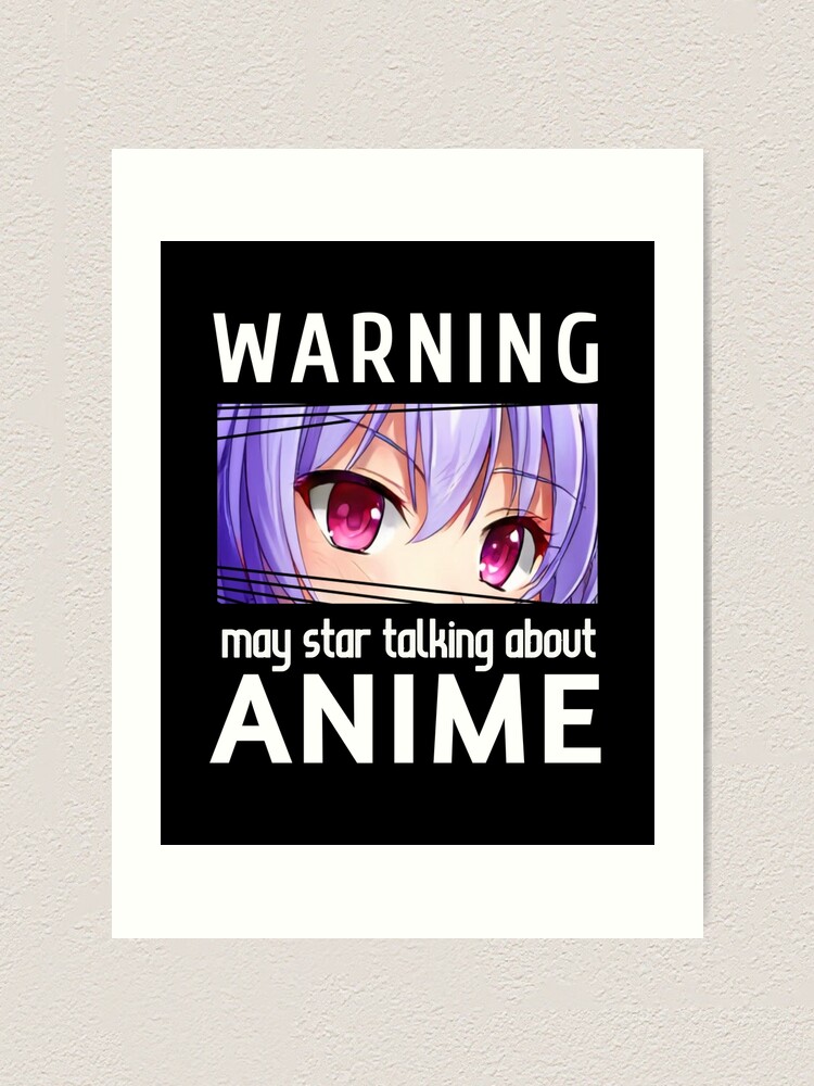 "Anime Warning Signs-OMORI - Anime-girl loli manga color" Art Print for ...