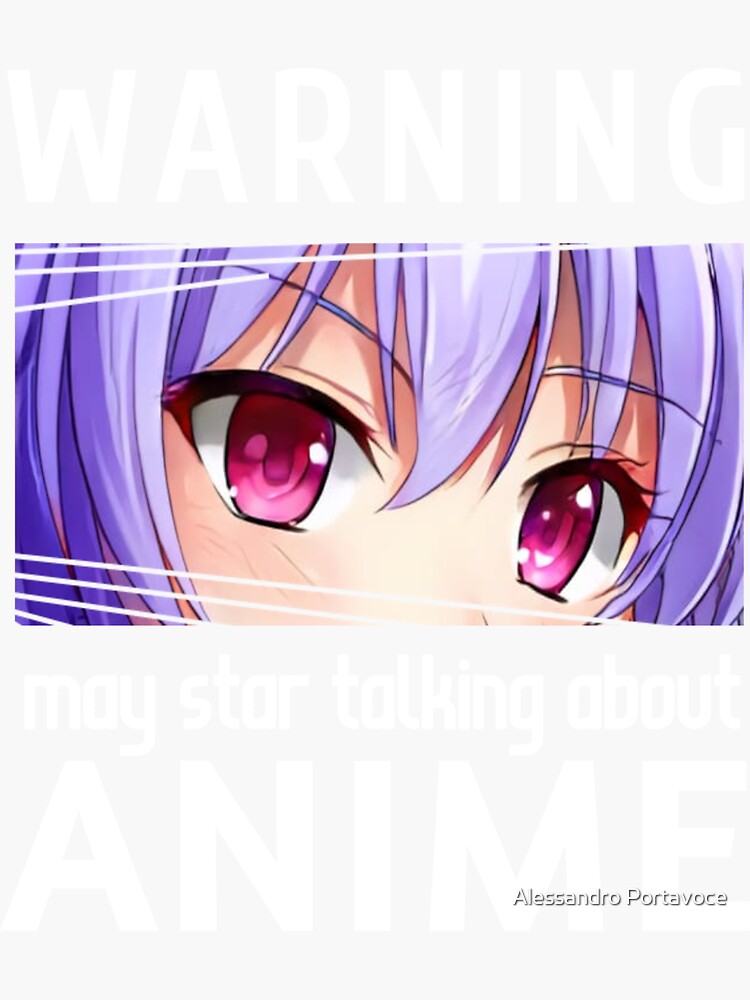 "Anime Warning Signs-OMORI - Anime-girl loli manga color" Sticker for ...