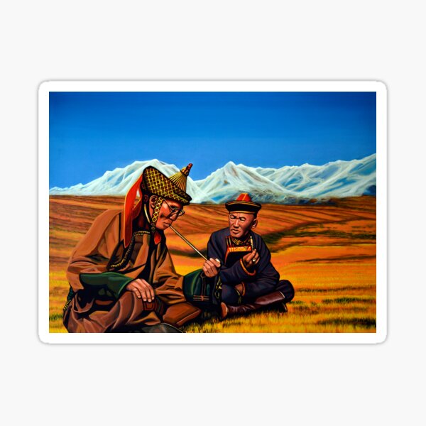 "Mongolia Land of the Eternal Blue Sky" Sticker by PaulMeijering ...