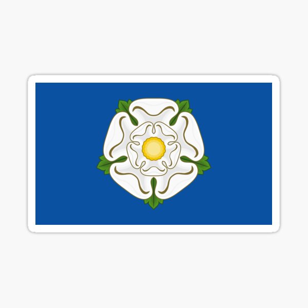 "Yorkshire flag" Sticker by firetrain | Redbubble