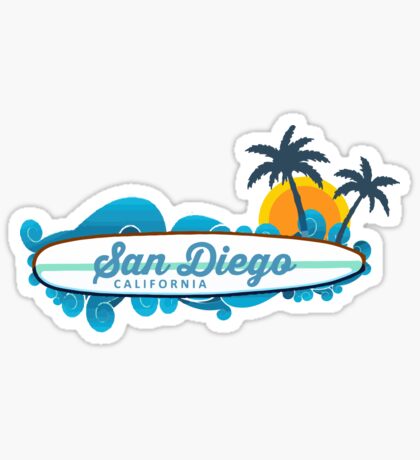 San Diego Stickers | Redbubble