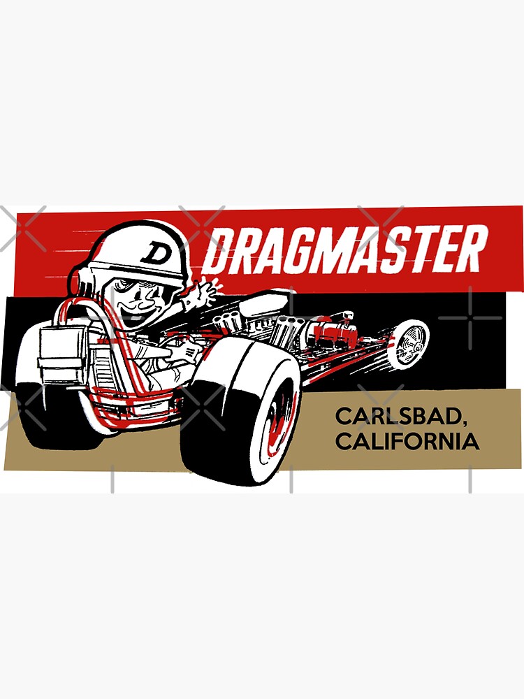"Dragmaster" Magnet for Sale by Retrorockit | Redbubble