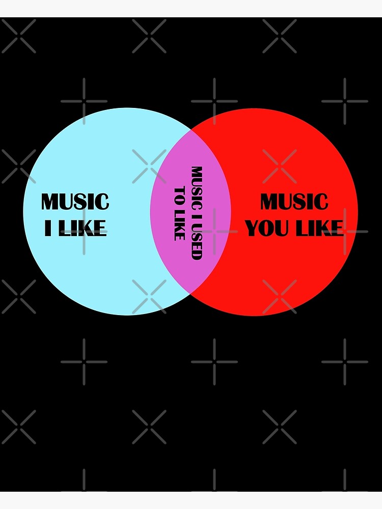 "Music I Like, Music you Like, Music I used to Like IT CROWD" Art Print ...