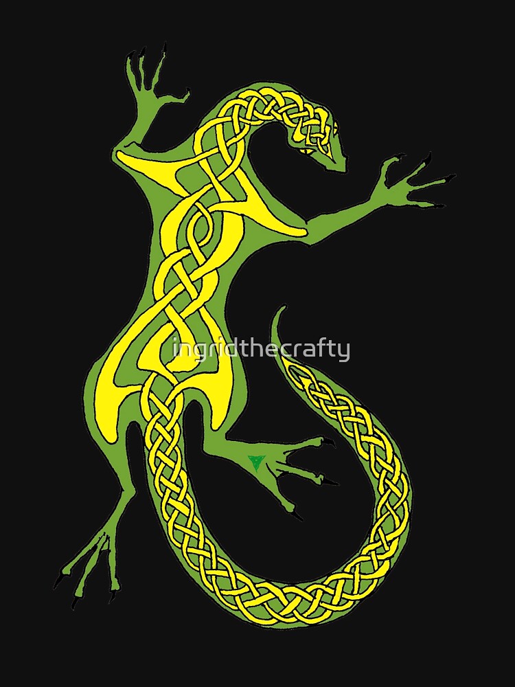 "Celtic Lizard" T-shirt for Sale by ingridthecrafty | Redbubble ...