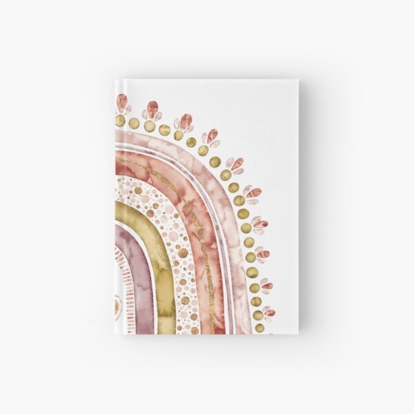 "watercolor boho rainbow, earthy colors, boho rainbow, aesthetic ...