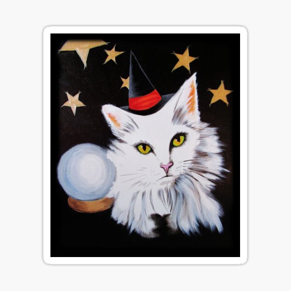 "fortune telling cat" Sticker for Sale by nicooest | Redbubble