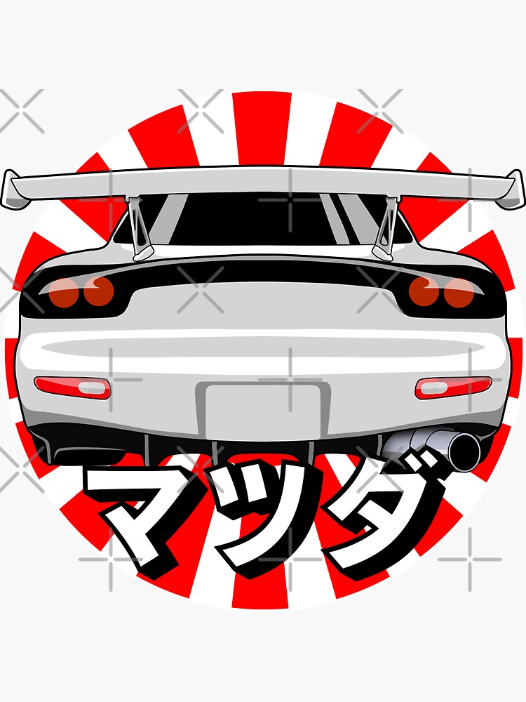 "RX7 FD / FD3S" Sticker for Sale by JDMGalaxy | Redbubble
