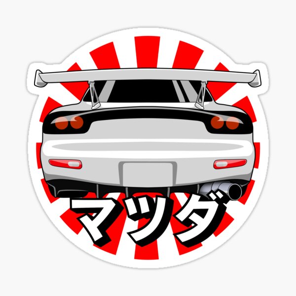 "RX7 FD / FD3S" Sticker for Sale by JDMGalaxy | Redbubble