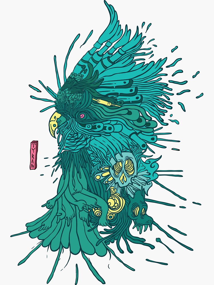 "KAKATUA" Sticker by fixO | Redbubble