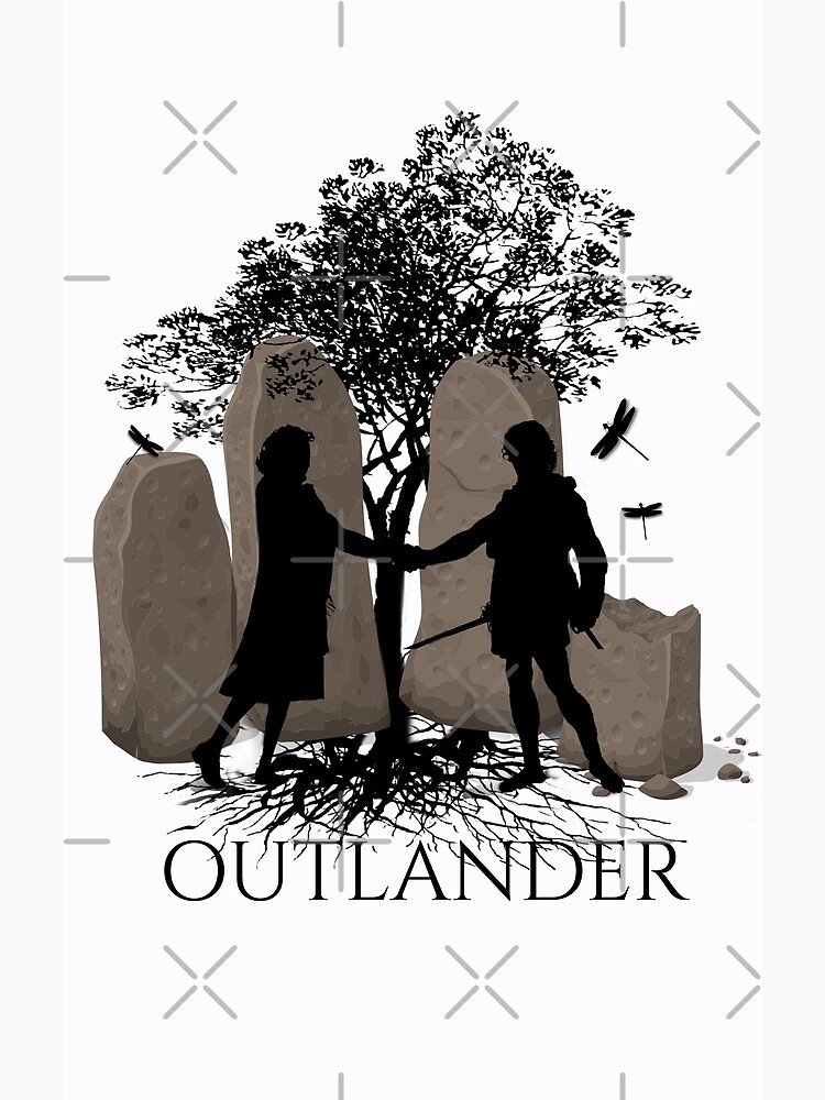 "OUTLANDER SILHOUETTES" Poster for Sale by MIRIAMSMART | Redbubble