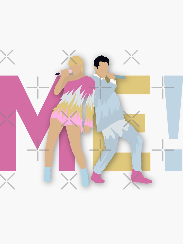 "ME!" Sticker for Sale by taylorstycoon | Redbubble