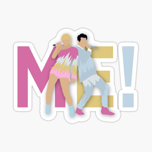 "ME!" Sticker for Sale by taylorstycoon | Redbubble