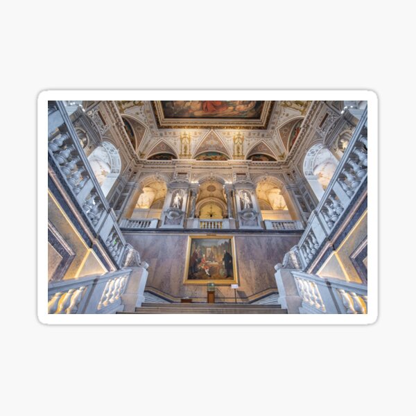 "Interior of Museum of Art History in Vienna" Sticker for Sale by ...