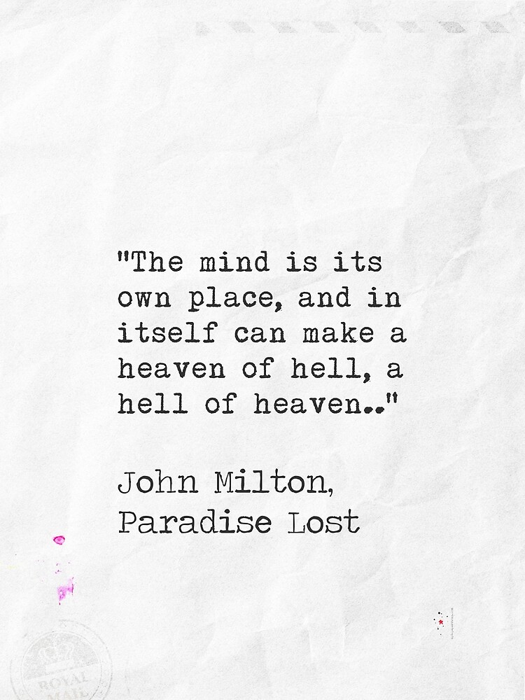 Paradise Lost John Milton Quotes John Milton – Lotz In Translation