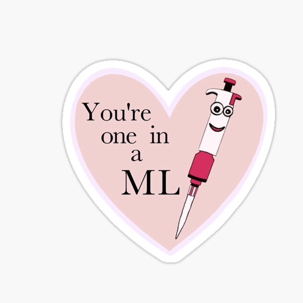 "One in a ML " Sticker by katemery | Redbubble