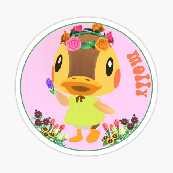 "molly acnh" Sticker for Sale by josiejanssen | Redbubble