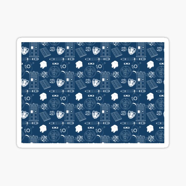 "Wibbly wobbly... stuff" Sticker for Sale by Jackskeletr0n | Redbubble