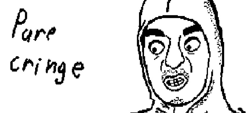 "Pink Guy Cringe" by BowserFromSonic | Redbubble