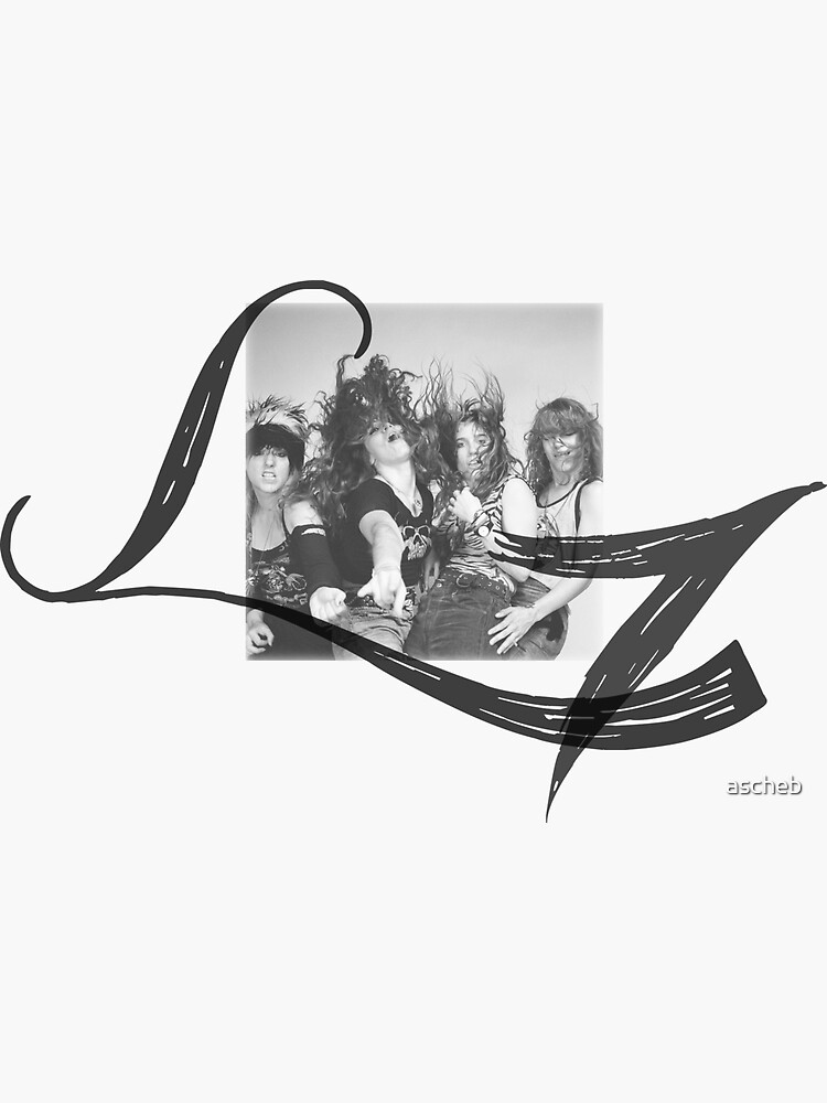 "L7 Band Tee (and other products)" Sticker by ascheb | Redbubble