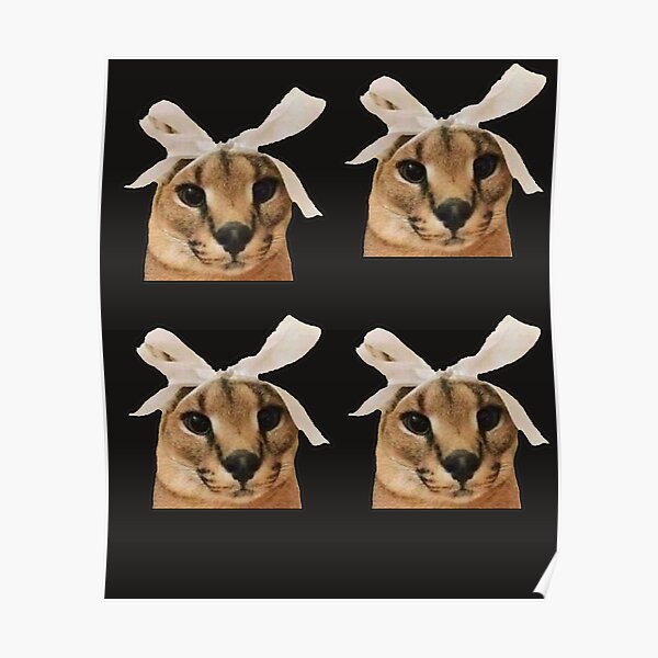 "big floppa meme" Poster by ZORO33 | Redbubble