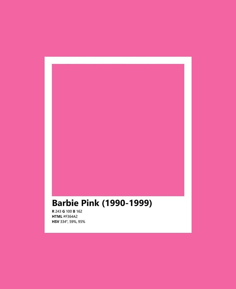 "Color Swatch/Card (Barbie Pink 1990-1999)" iPad Case & Skin for Sale ...