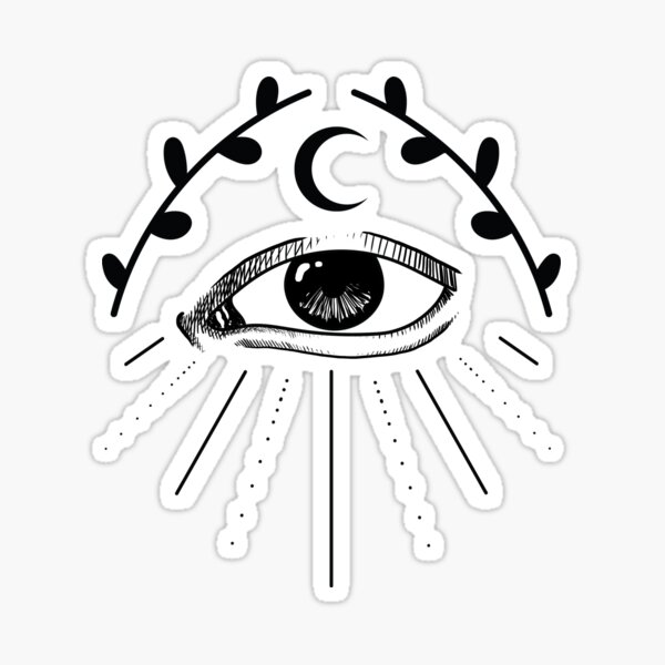 "third eye" Sticker for Sale by NickHamiltonArt | Redbubble