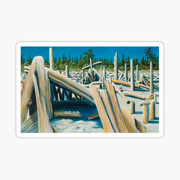 "Beach fort " Sticker by rachydobie | Redbubble