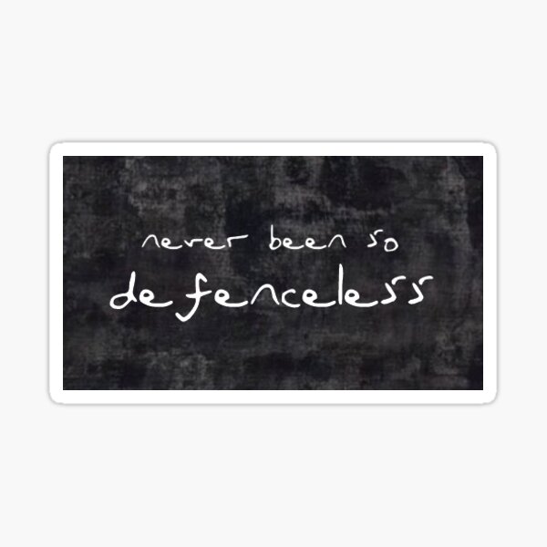 "Defenceless with background - Louis Tomlinson" Sticker by ...