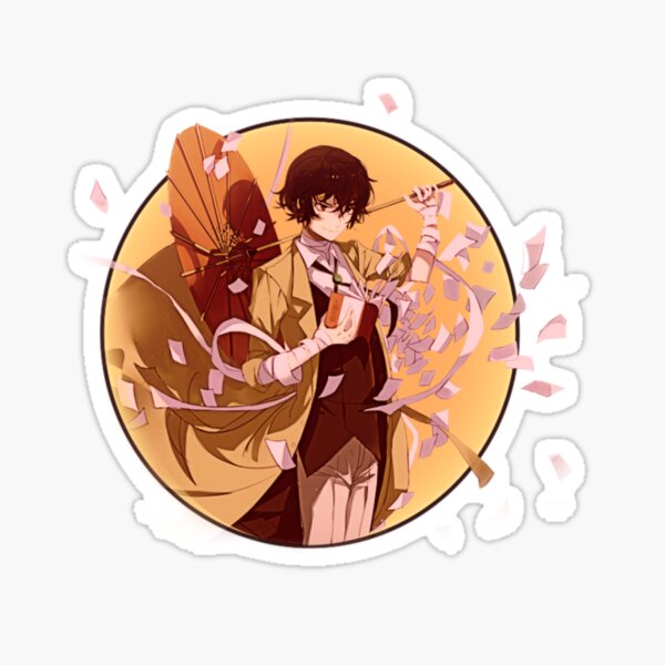 "Dazai" Sticker for Sale by AnimeWork | Redbubble