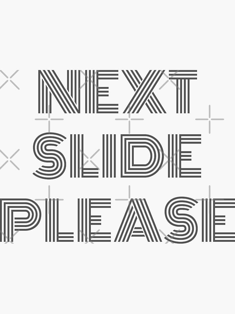 "Chris Whitty Next Slide Please" Sticker for Sale by puny-god | Redbubble