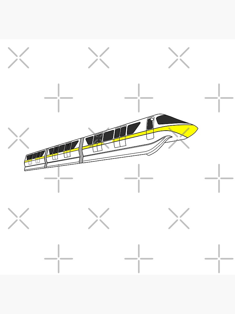 "Yellow Monorail Line II" Poster by FandomTrading | Redbubble