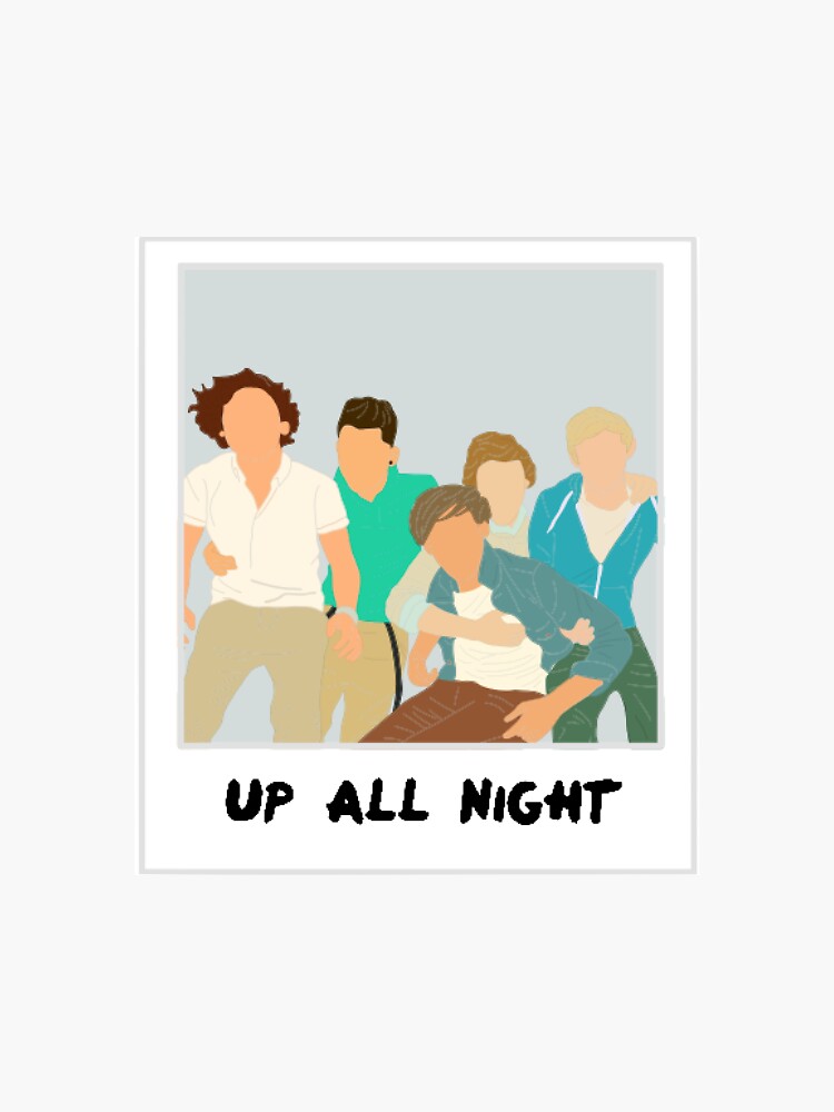 "One direction album sticker - Up all NIght" Sticker by colorationx ...