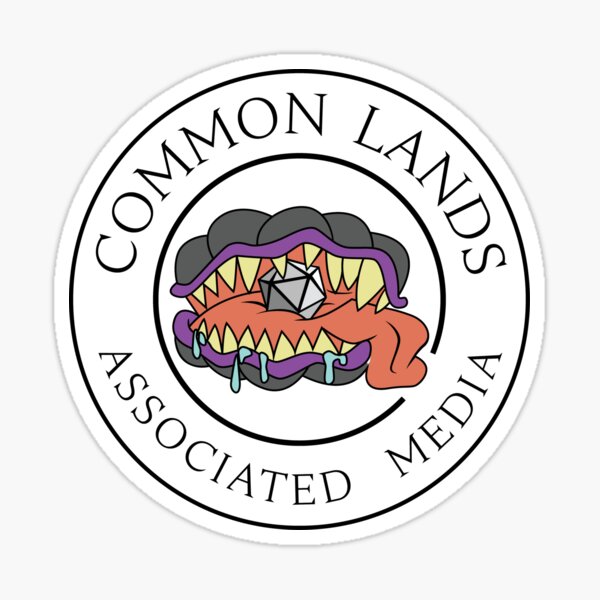 "Common Lands Logo Apparel " Sticker for Sale by burnscoryj | Redbubble