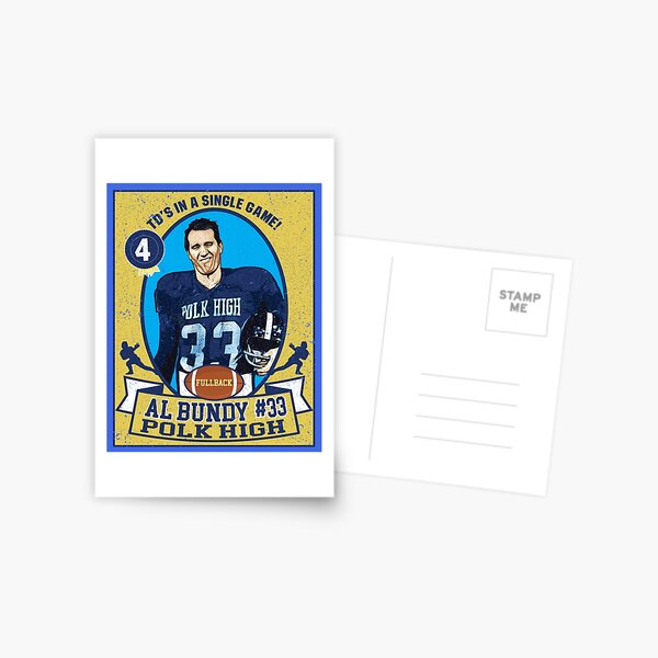 "Al Bundy Football Trading Card" Postcard for Sale by alhern67 | Redbubble