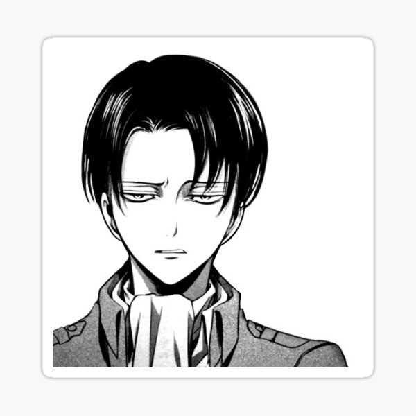 "LEVI STICKER" Sticker by wthkaneki | Redbubble