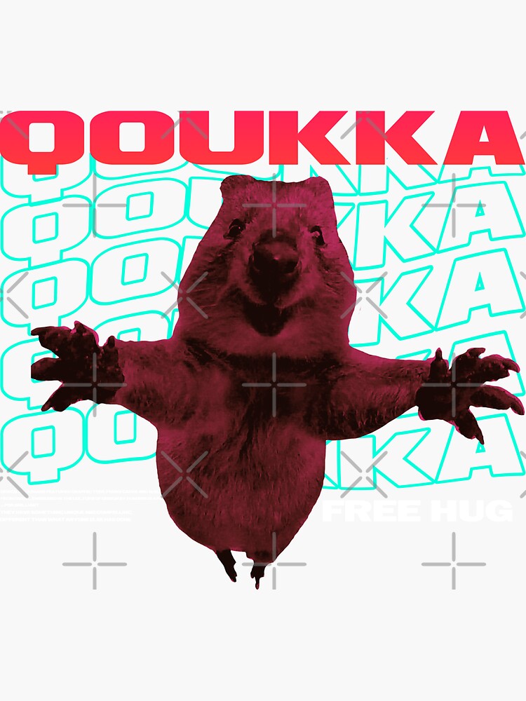 "Happy quokka" Sticker for Sale by LordArt | Redbubble