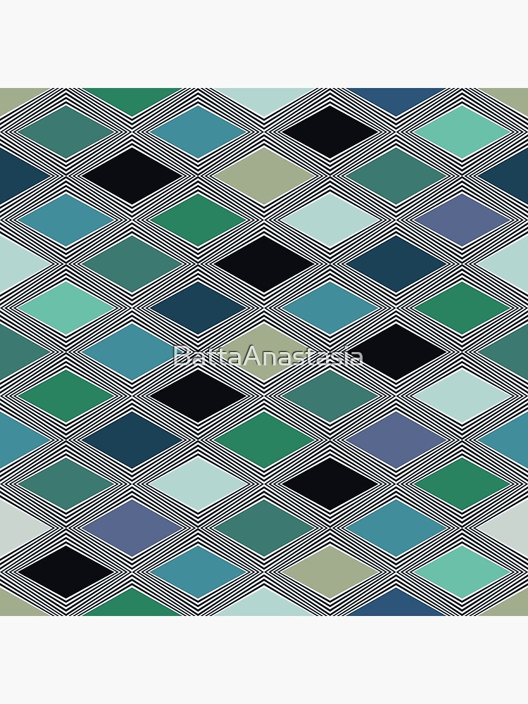 "Colorful rhombus design" Poster by BattaAnastasia | Redbubble