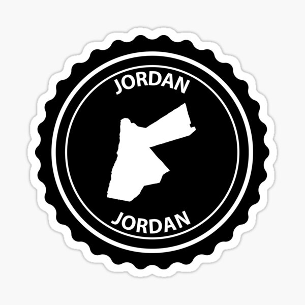 "Jordan stamp" Sticker by Danler | Redbubble