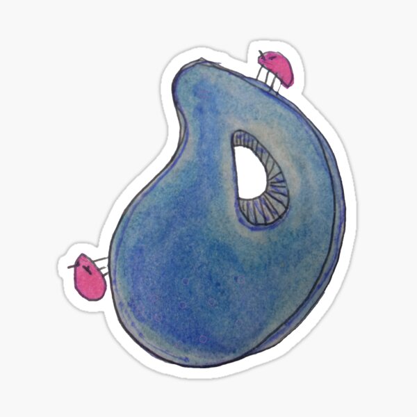 "Amoeba" Sticker for Sale by NatBonney | Redbubble