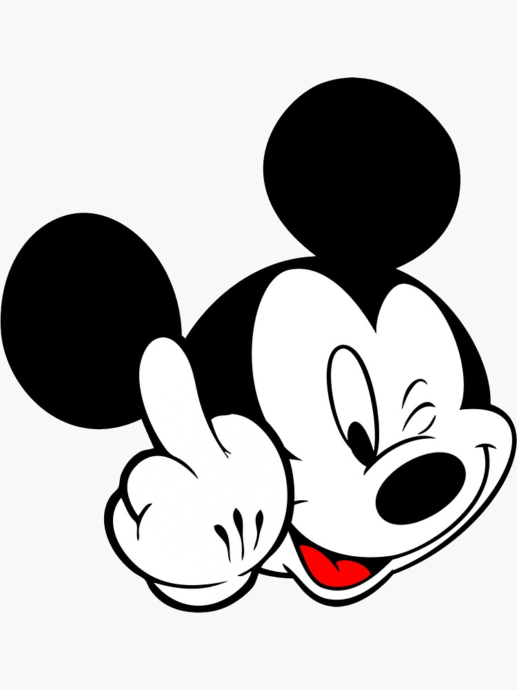 "Rude Mouse" Sticker for Sale by carringtons | Redbubble